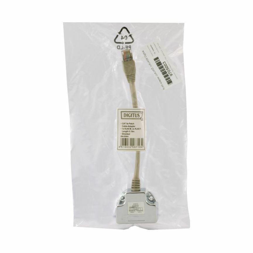 Digitus RJ45 adapter 2xRJ45Ž-RJ45M DN-93904 - TechTrade