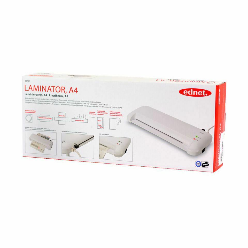 Ednet plastifikator A4 bel 91610 - TechTrade