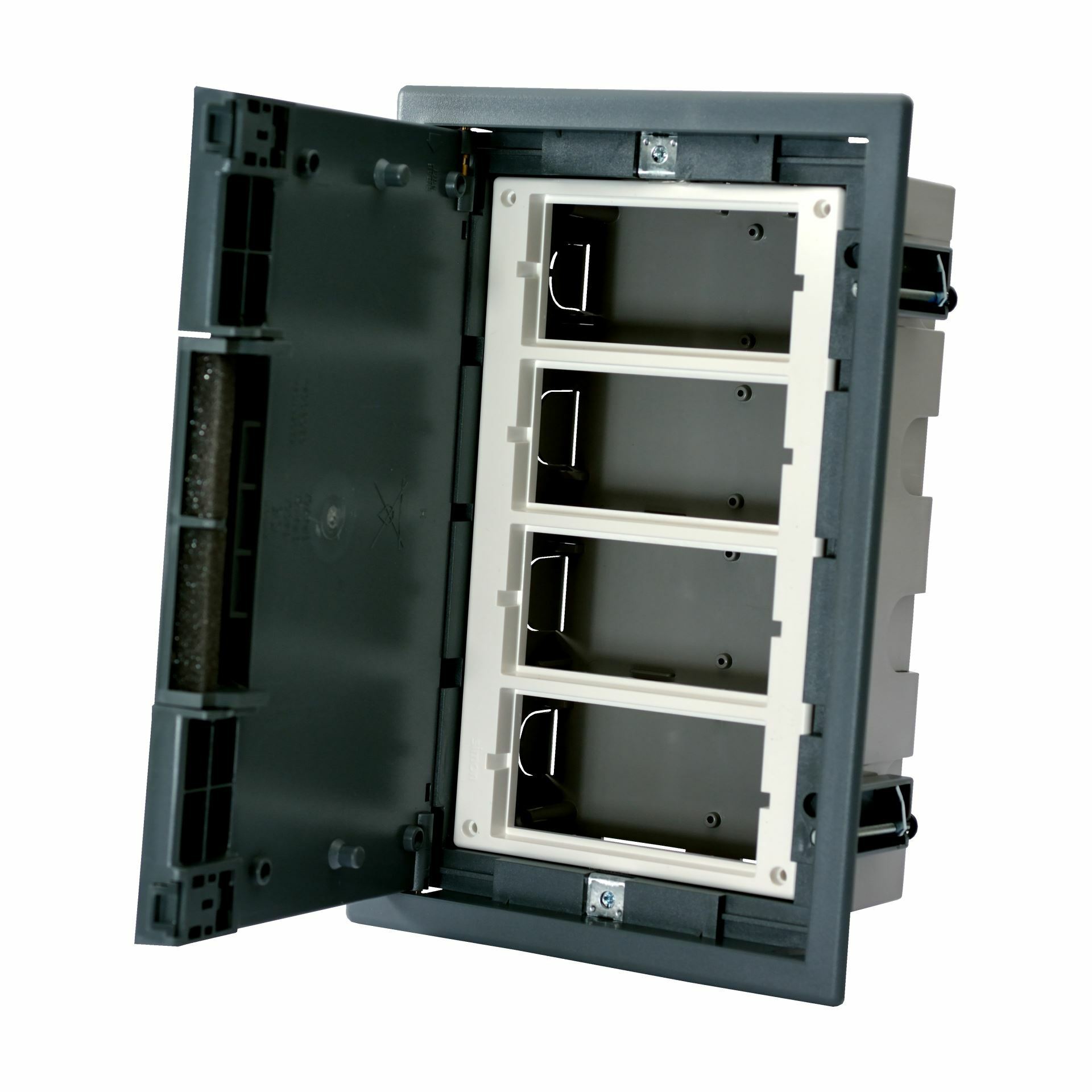 SIMC talna doza za 4x modul globina 90-120 mm, siva C5 - TechTrade