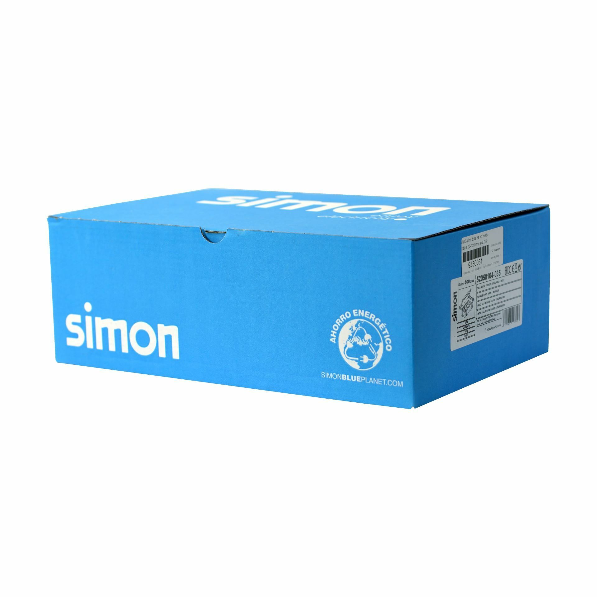 SIMC talna doza za 4x modul globina 90-120 mm, siva C5 - TechTrade