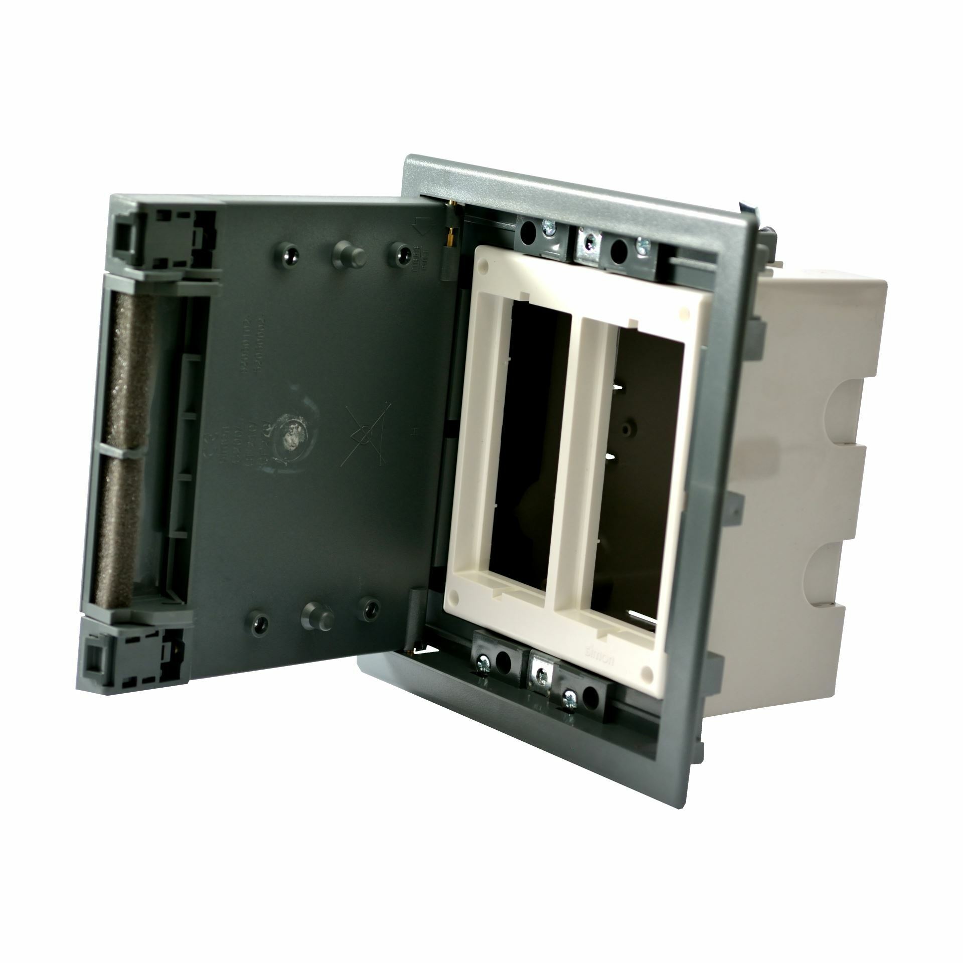 SIMC talna doza za 2x modul globina 90-120 mm, siva C5 - TechTrade