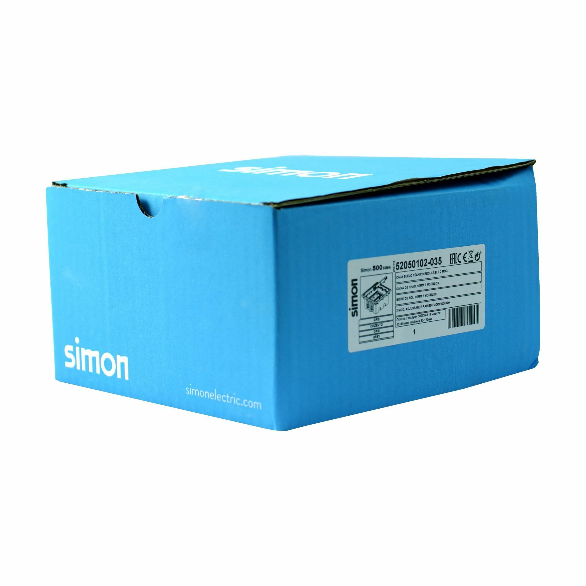 SIMC talna doza za 2x modul globina 90-120 mm, siva C5 - TechTrade