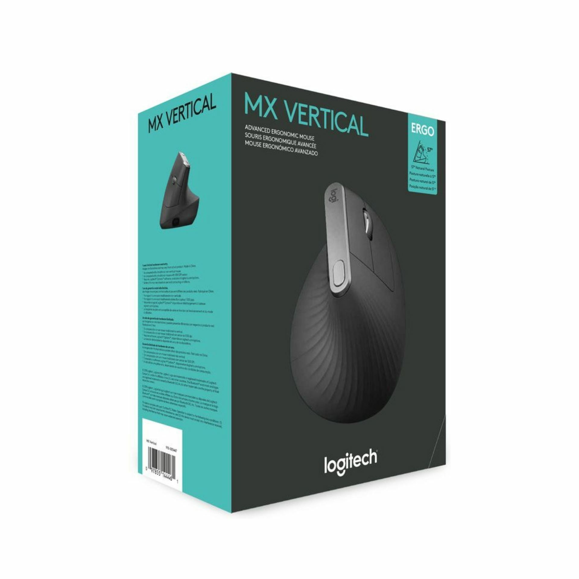 Miška vertikalna Logitech MX Vertical brezžična optična - TechTrade