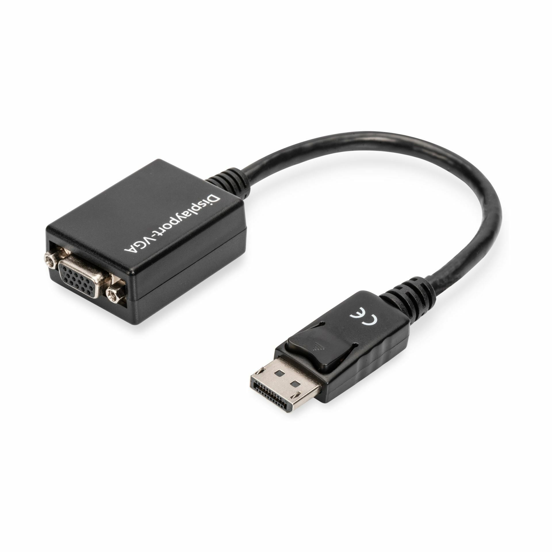 Digitus adapter DisplayPort-VGA 15cm črn črn AK-340403-001-S - TechTrade