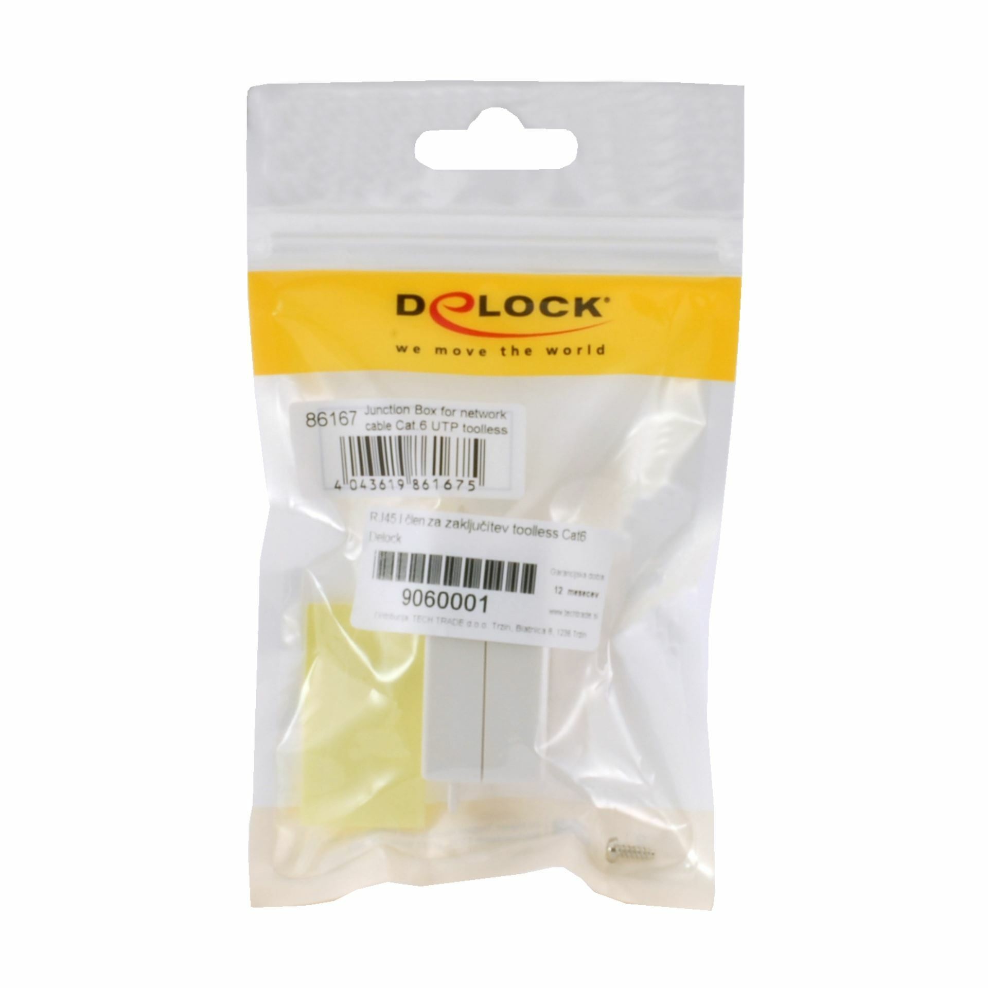 Delock I člen spojnik Krone blok CAT6 UTP tool-free 86167 - TechTrade