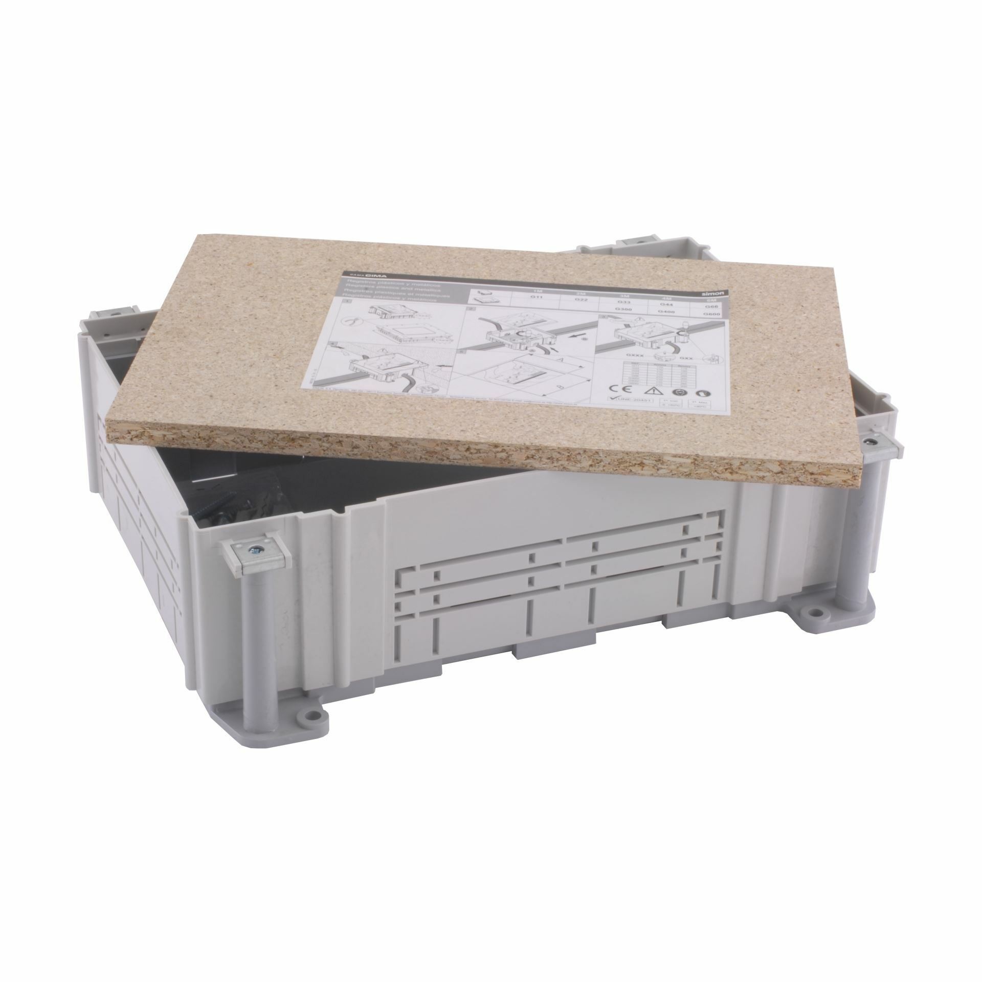 SIMC talna doza vgradno ohišje 6-estrih - TechTrade