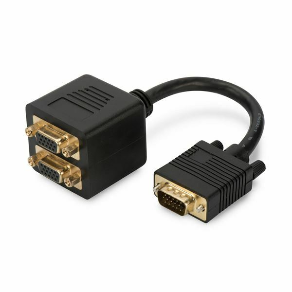 Digitus adapter VGA 2XŽ-VGA M AK-310400-002-S - TechTrade