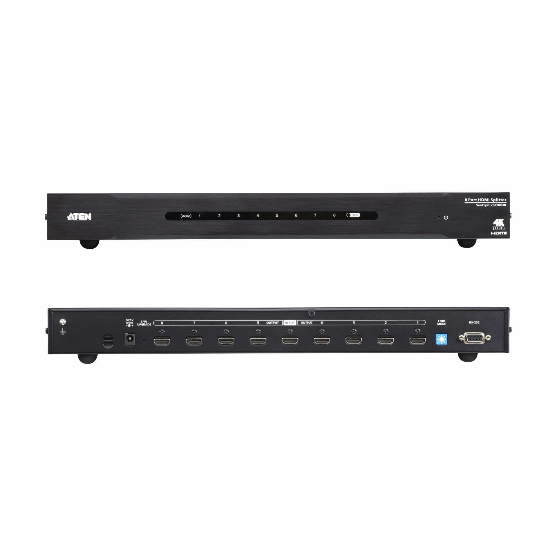 ATEN množilnik HDMI rack 8x1 4K VS0108HB - TechTrade