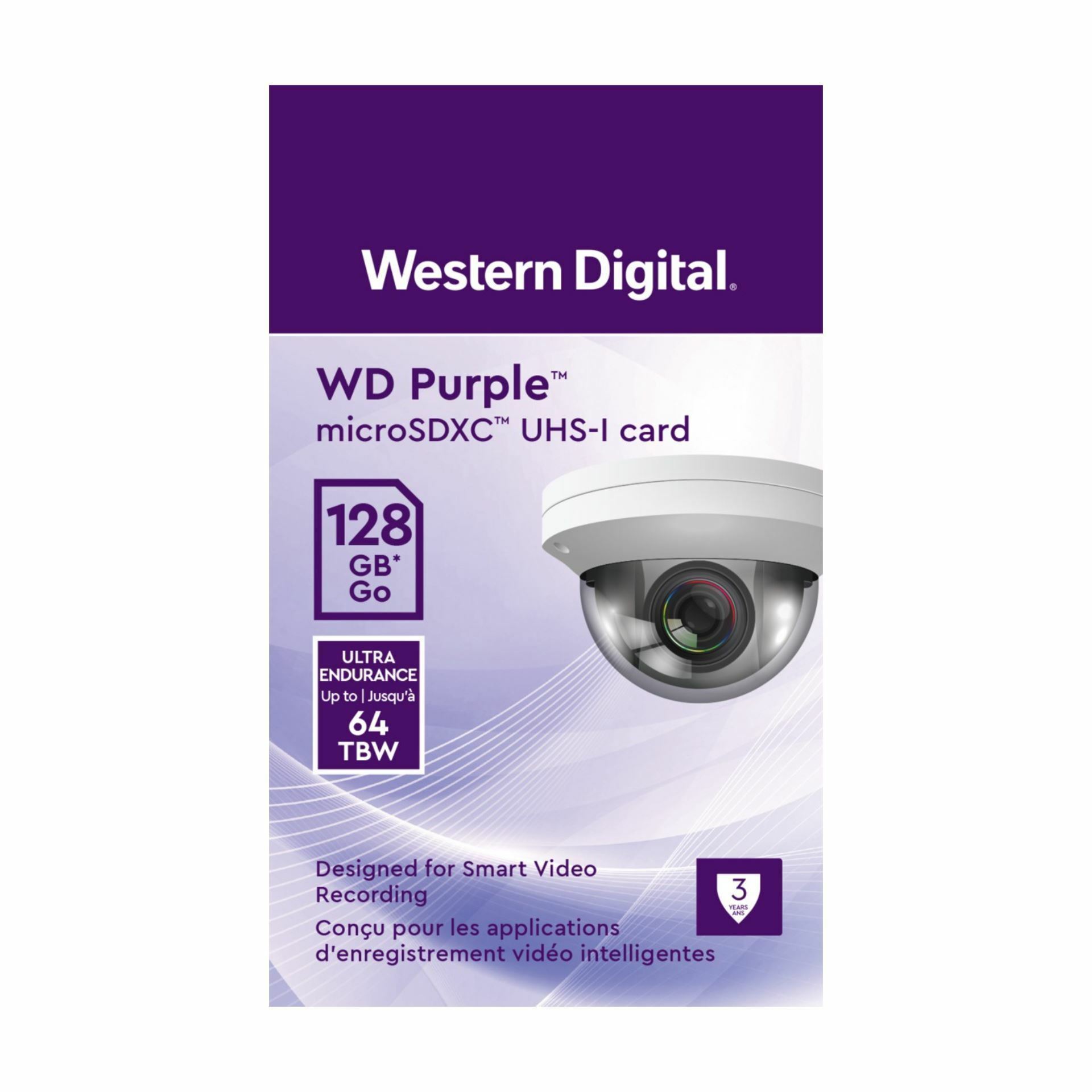 WD PURPLE microSD XC 128GB spominska kartica QD101 - TechTrade