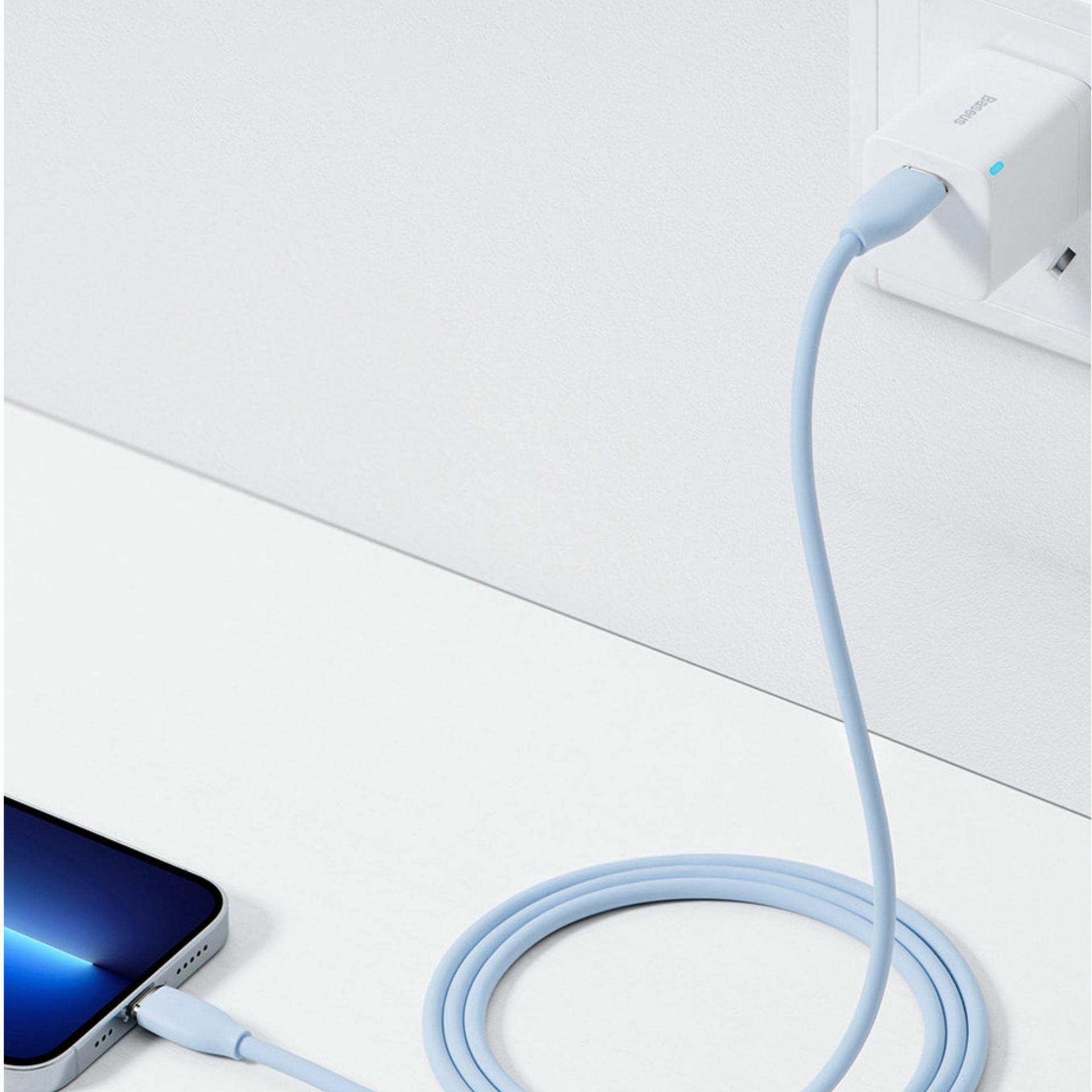 Baseus kabel TipC/Lightning 1.2m 20W PD Silica gel moder CAGD020003 ...