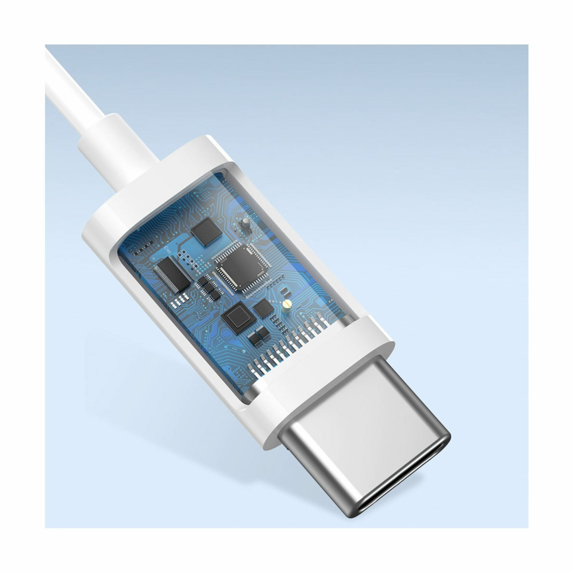 Baseus slušalke+mikrofon Encok C17 bele z USB-C NGCR010002 - TechTrade