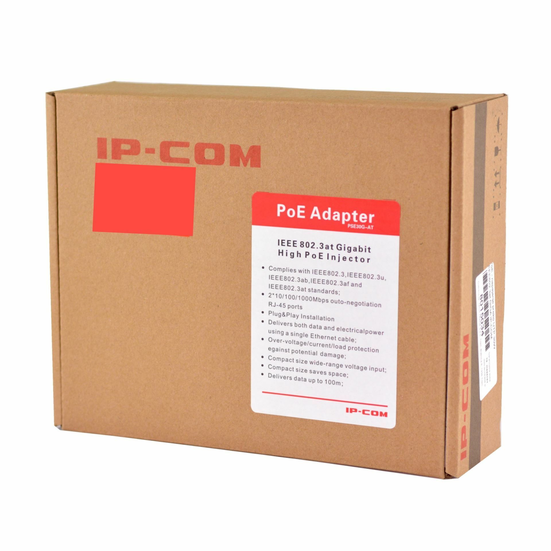 IP-COM PoE napajalnik UTP 30W Giga IEEE802.3at - TechTrade