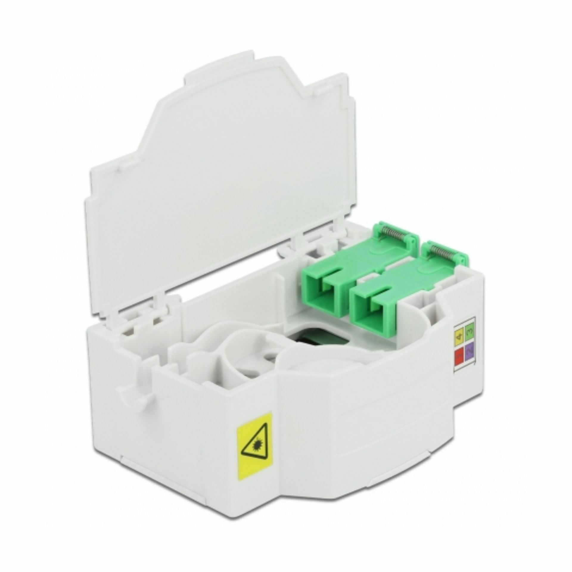 Delock optični panel DIN Rail 4xSC/LC 86543 - TechTrade