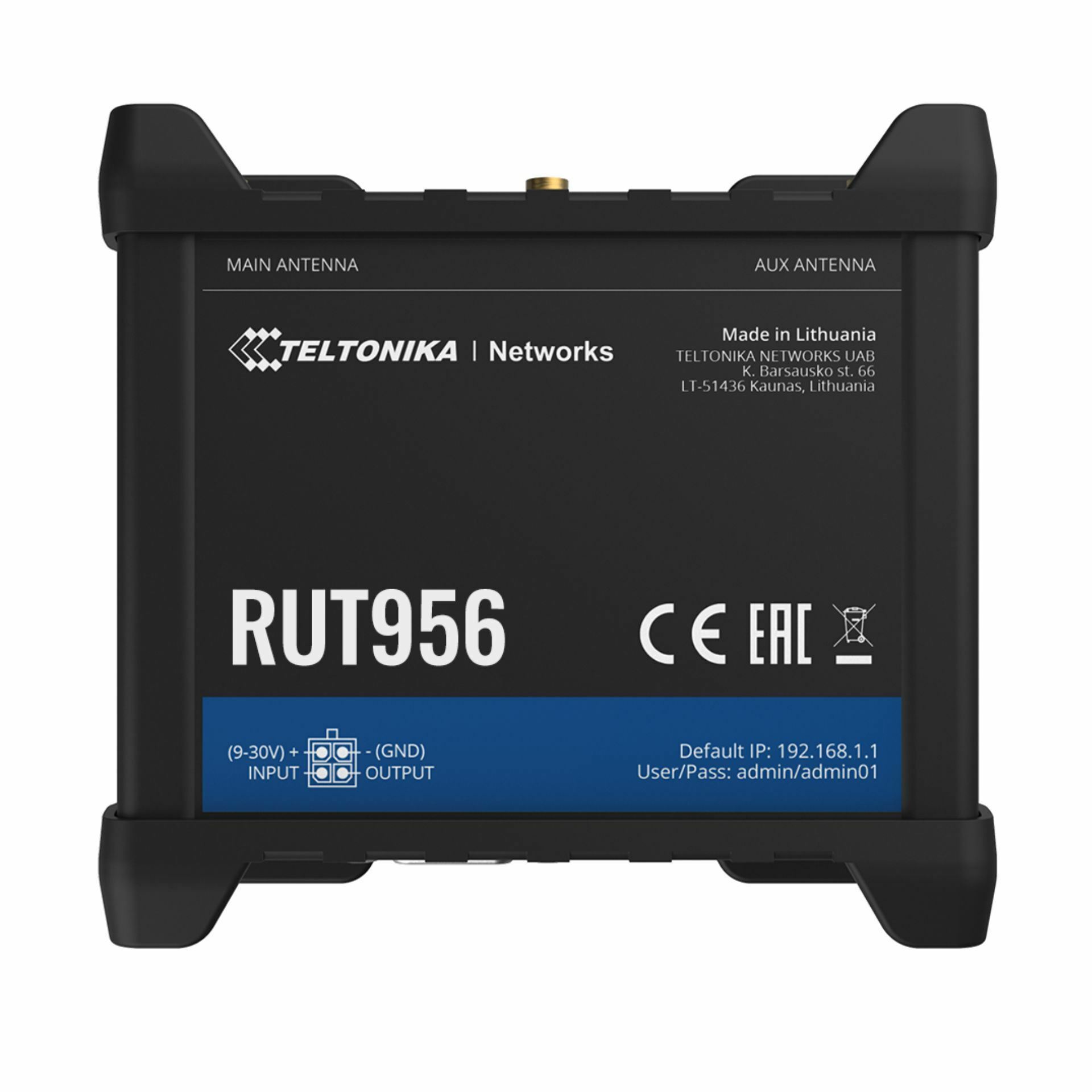 Teltonika usmerjevalnik WiFi 150Mb LTE 2xSIM RS232/RS485 RUT956 - TechTrade