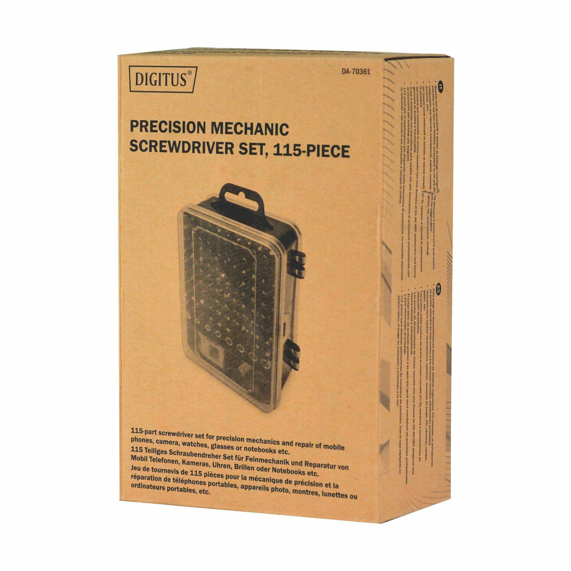Digitus orodje kit 115-delni DA-70361 - TechTrade
