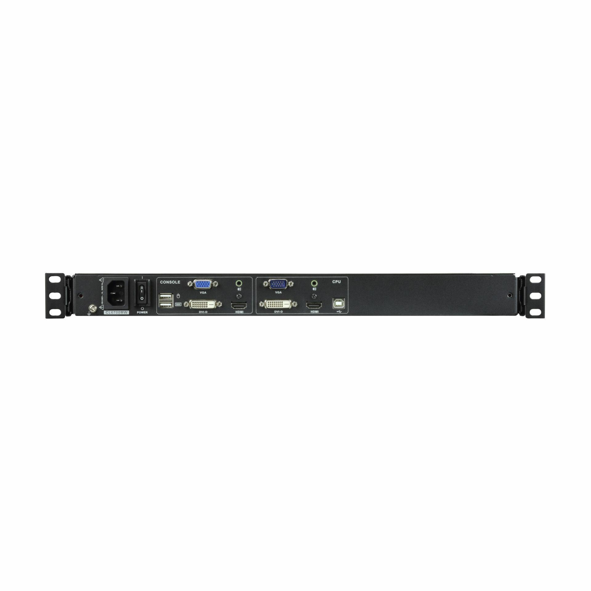 ATEN KVM konzola rack IP LCD 17" monitor CL6700MW - TechTrade