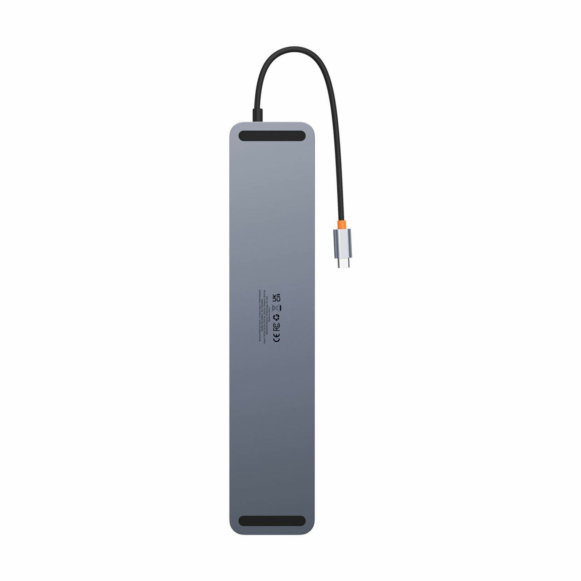 Baseus priklopna postaja USB 3.2 TipC 12v1 siva WKSX030213 - TechTrade