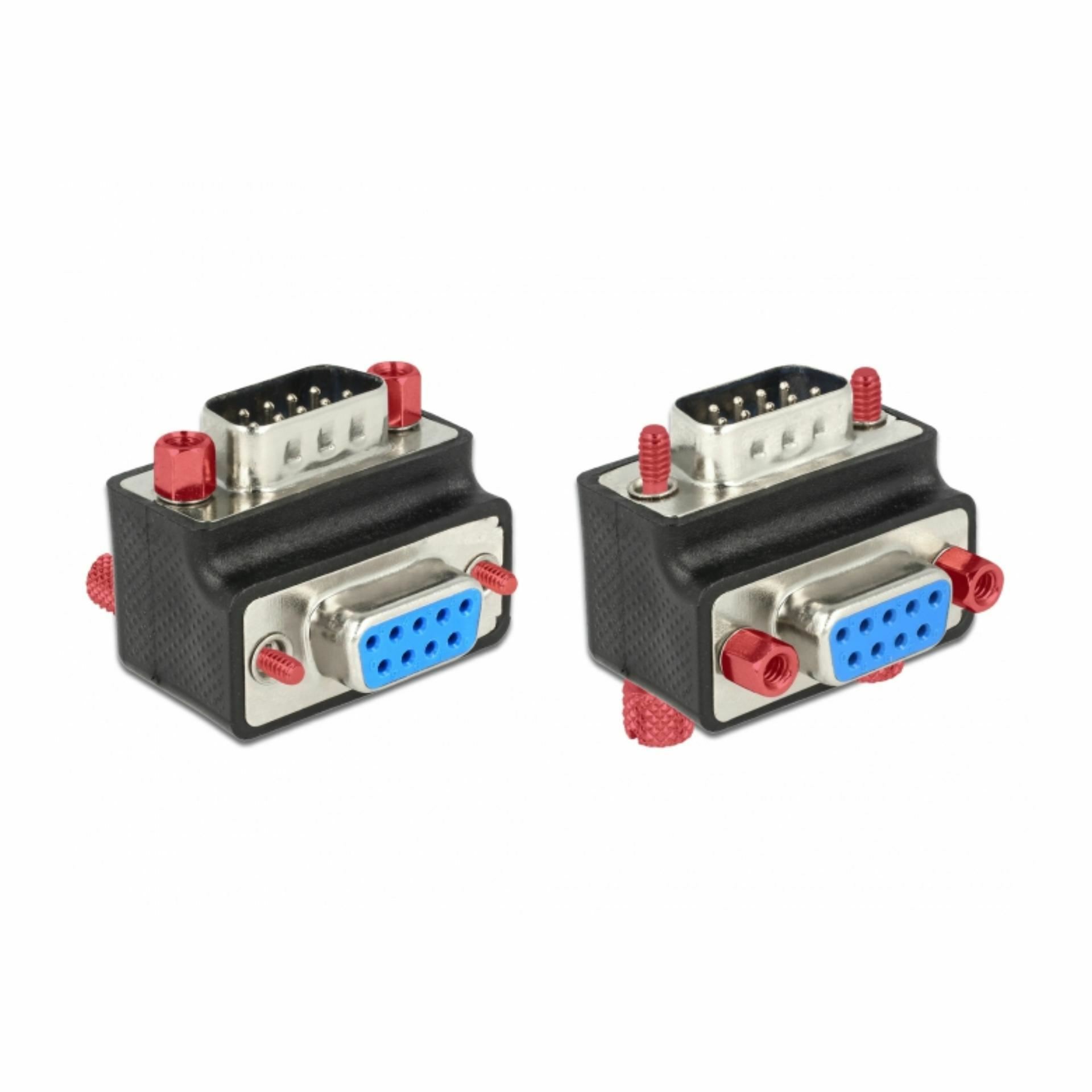 Delock adapter kotni DB9 -DB9Ž 90° 65593 - TechTrade