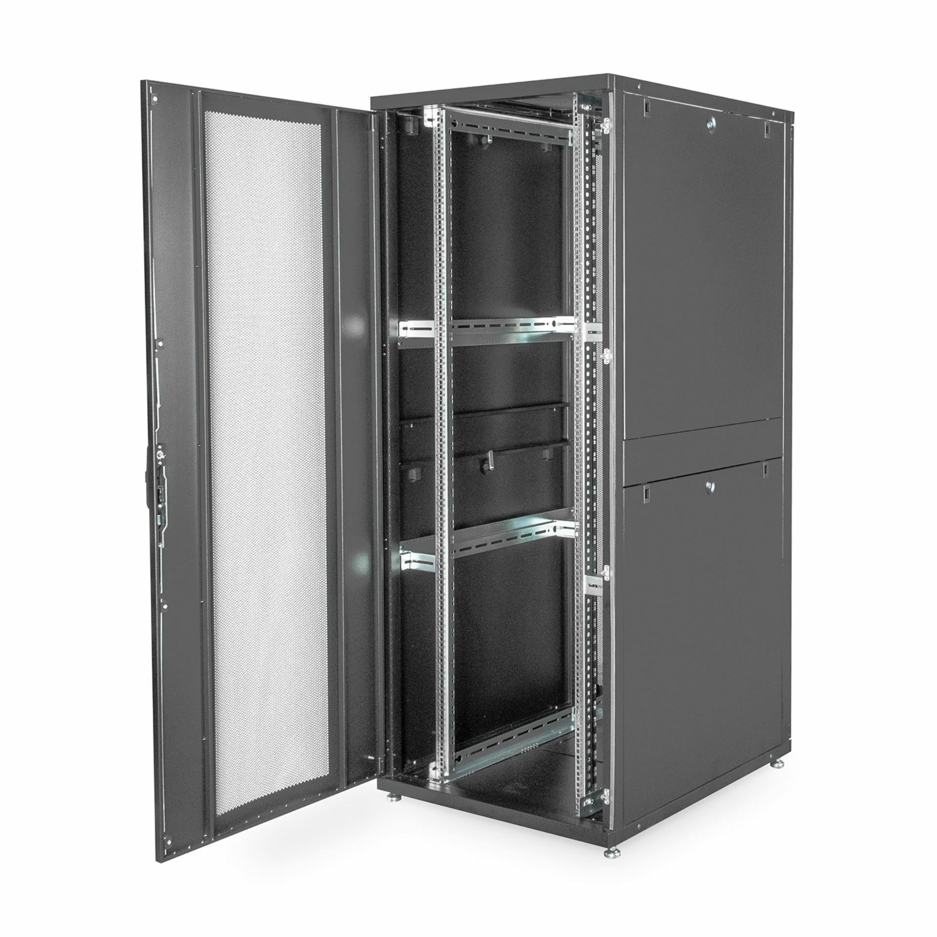 Digitus kabinet 42U 2050 800x1000 črn sestavljen perf. vrata DN-19 SRV-42U-8-B - TechTrade