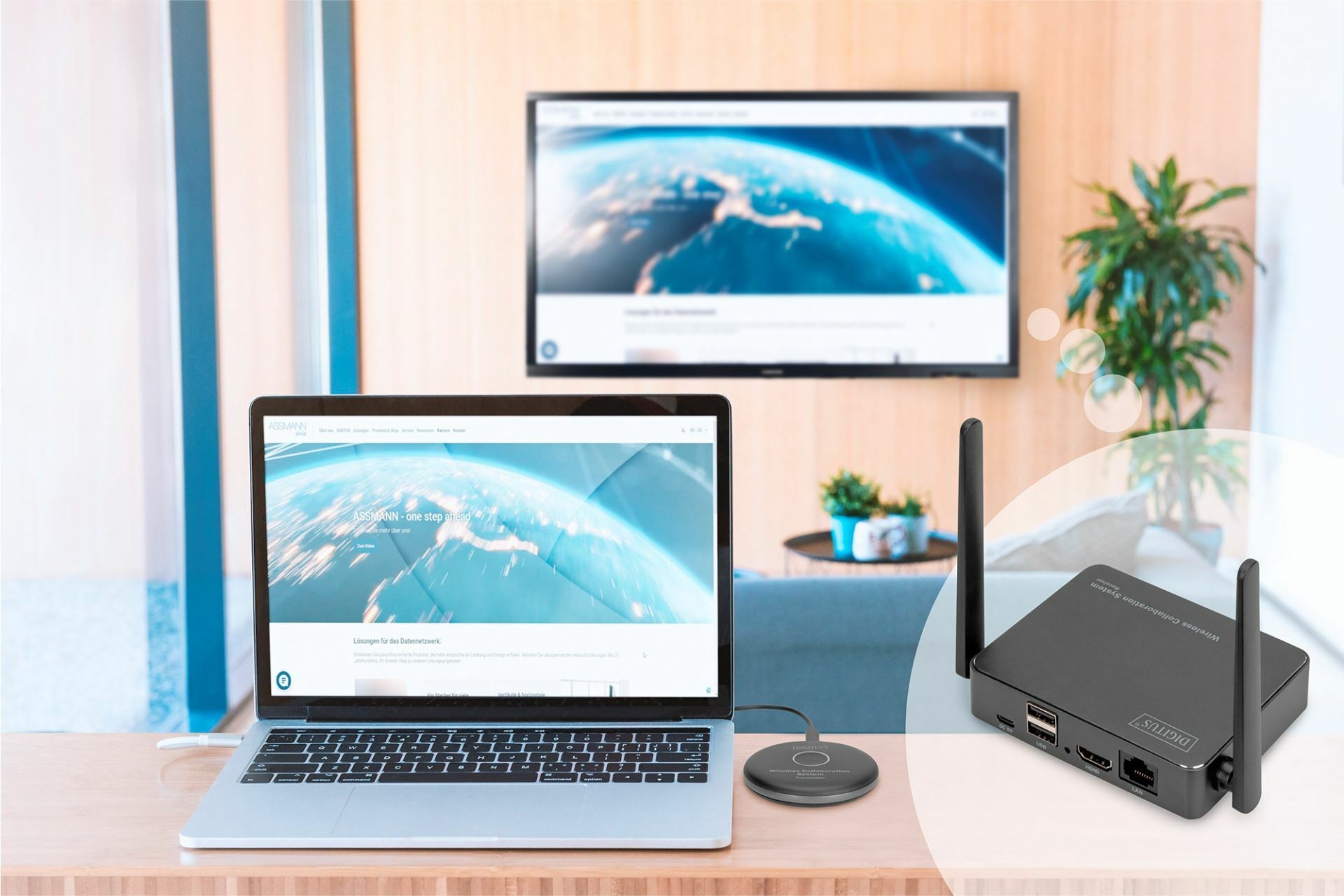 Digitus line extender HDMI brezžični SET Click & Present PRO - TechTrade