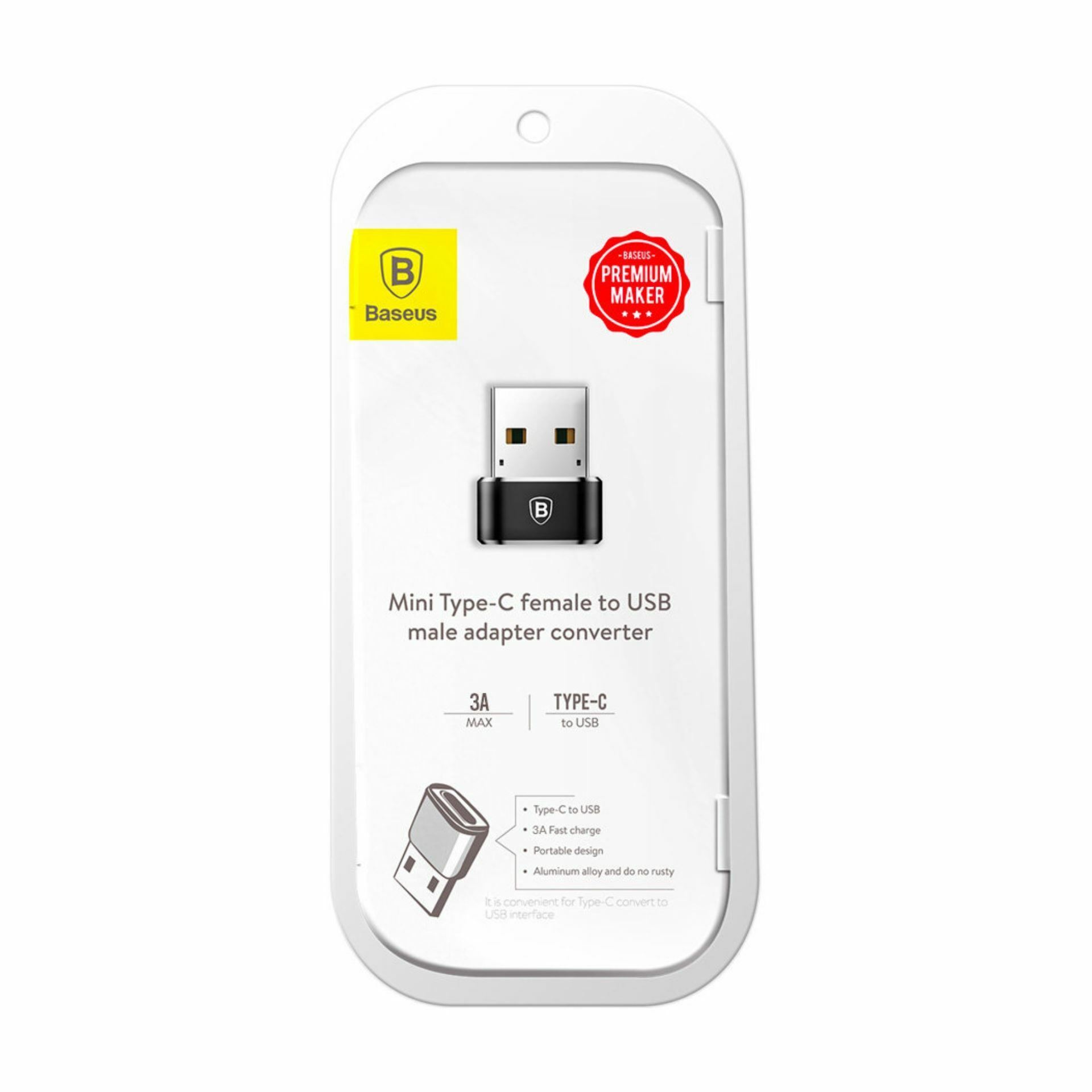 Baseus adapter USB TipA-TipC Ž 2.0 CAAOTG-01 - TechTrade
