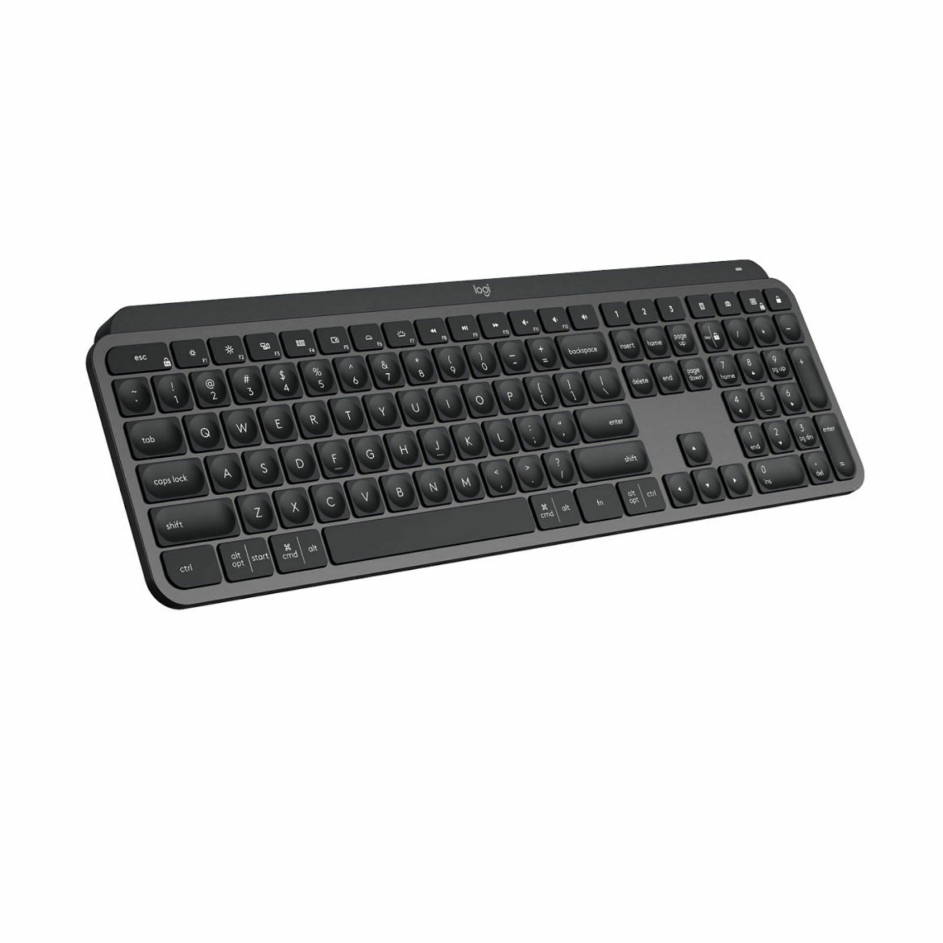 Logitech tipkovnica MX Keys S osvetljena SLO brezžična grafitna 920 ...