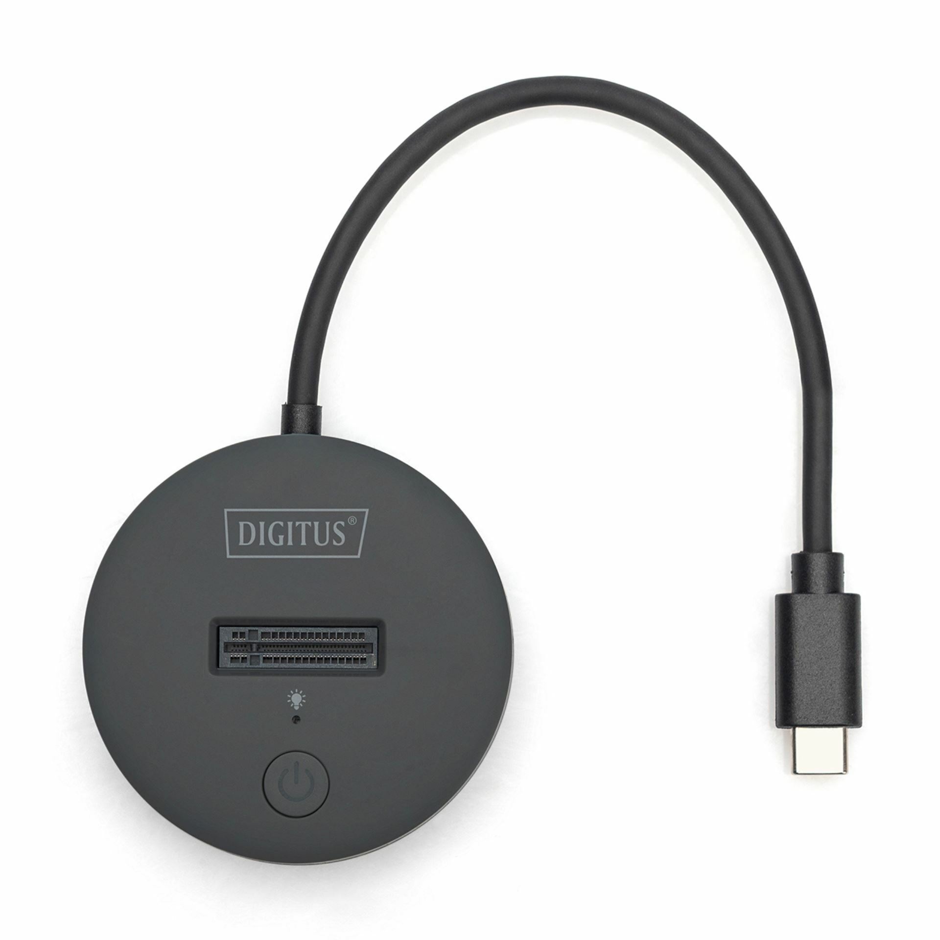 Digitus čitalec diskov USB 3.2 Gen2 TipC za M.2 SATA NVMe PCIe SSD DA ...