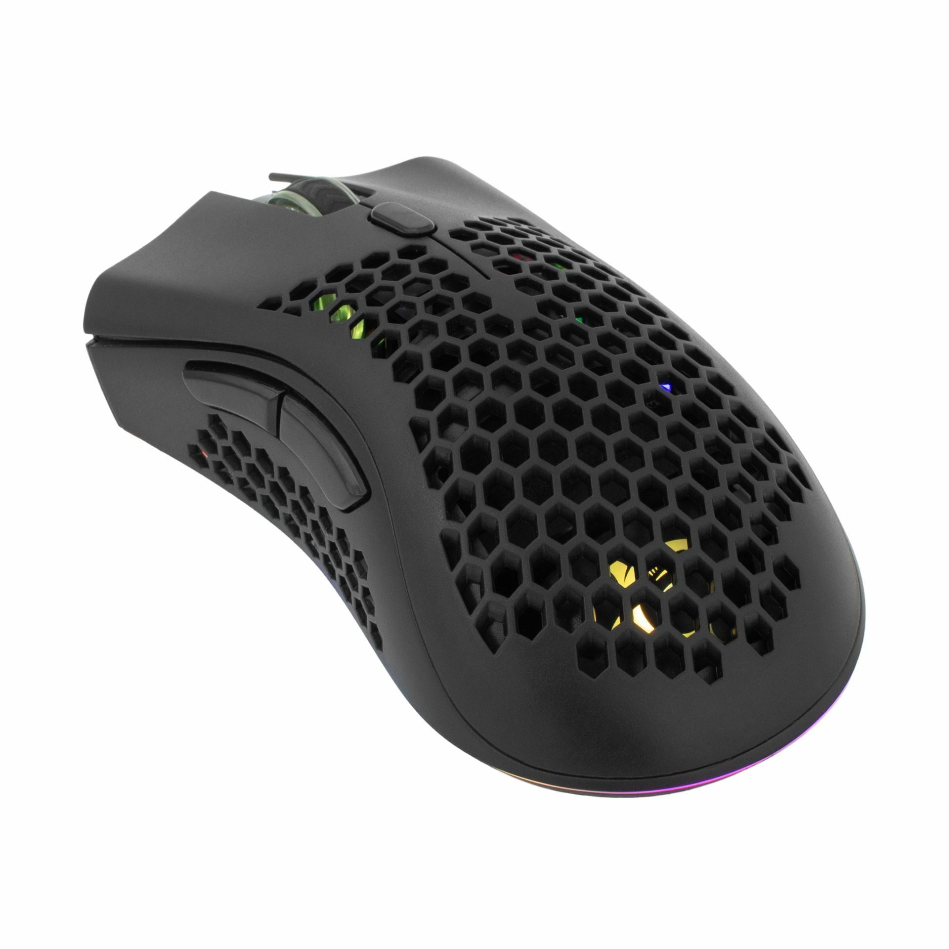 WHITE SHARK miška brezžična črna RGB WGM-5012 LIONEL Gaming - TechTrade