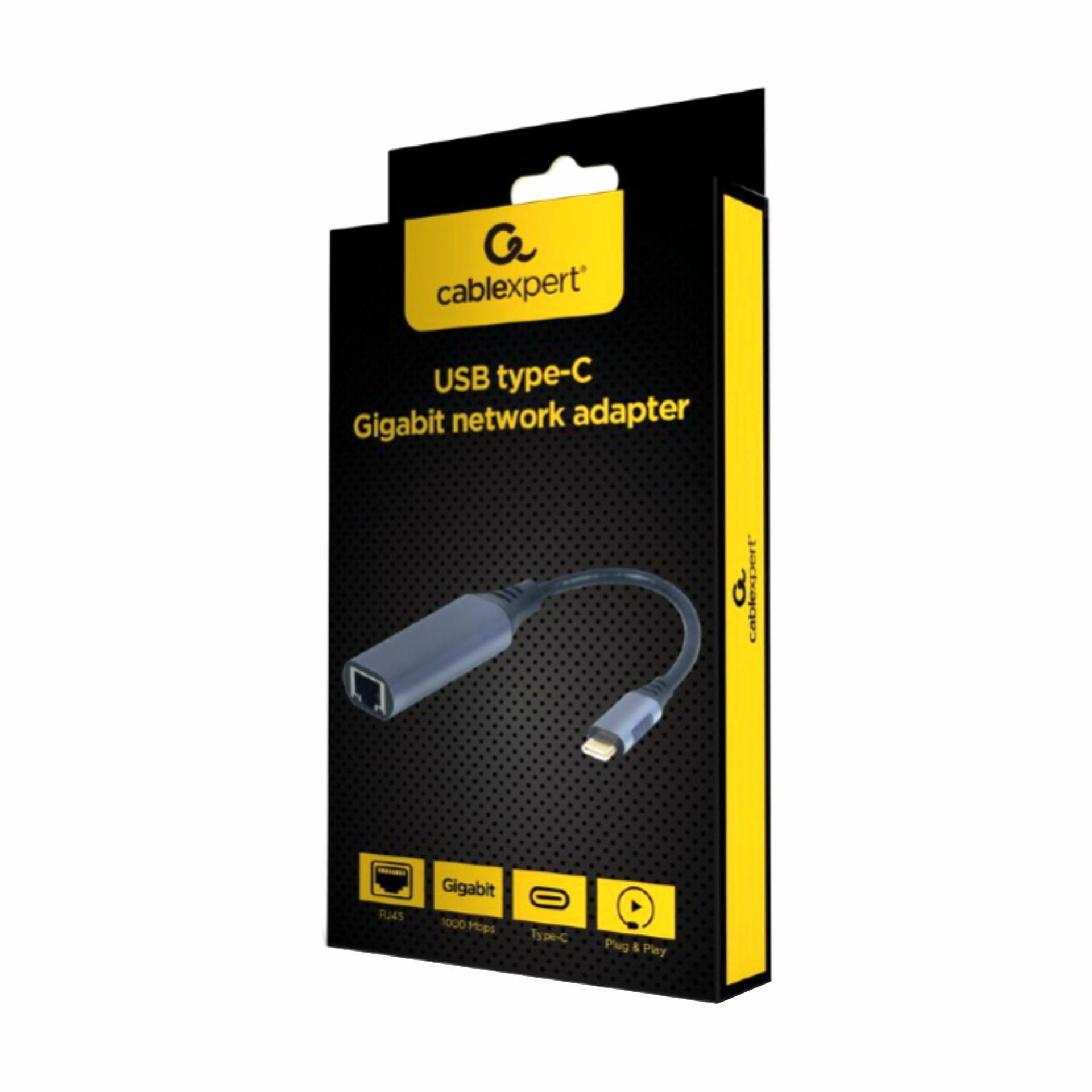 Cablexpert pretvornik USB 3.1 TipC- Mrežni UTP Giga A-USB3C-LAN-01 ...