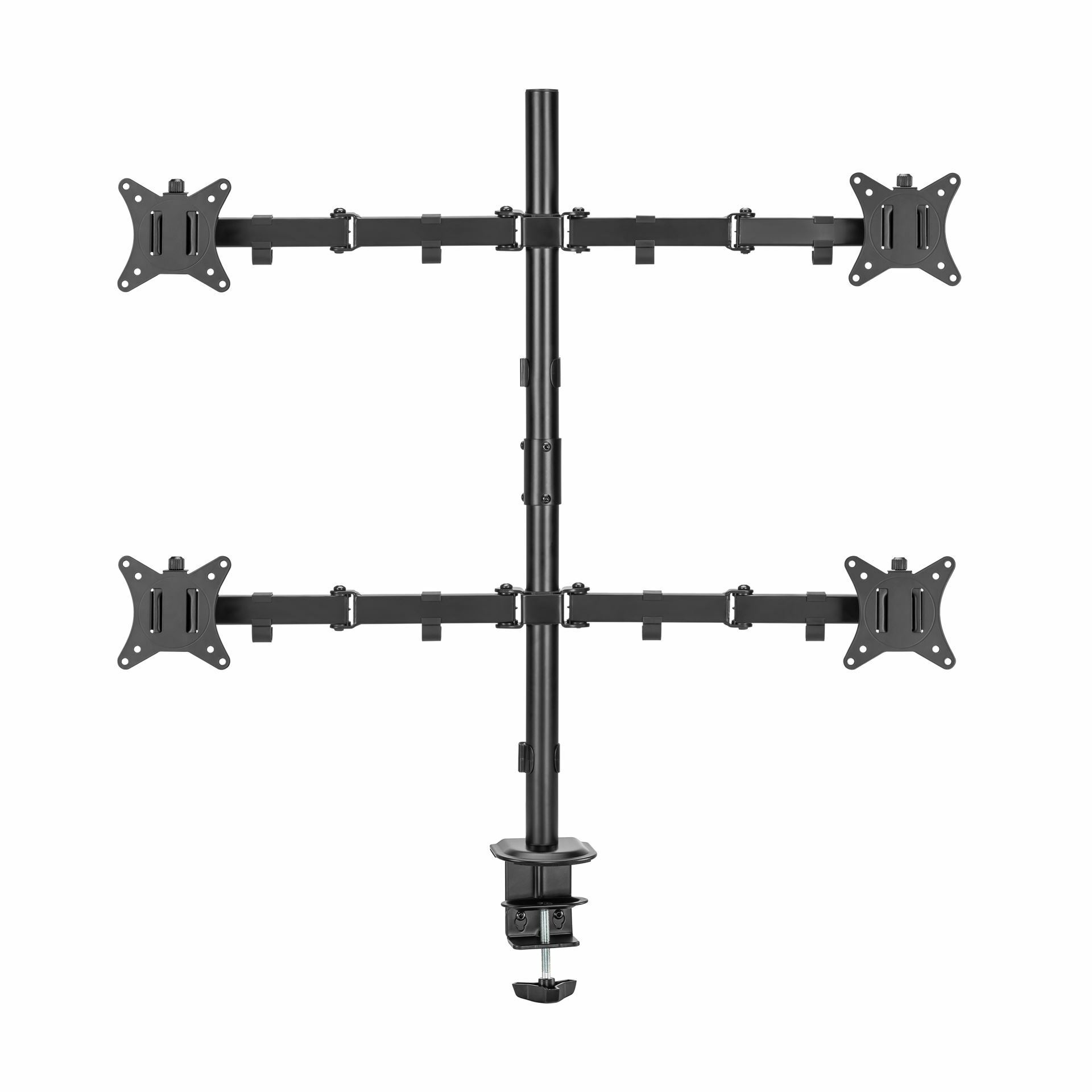 SBOX namizni nosilec za 4x monitor LCD-352/4-2 črn - TechTrade