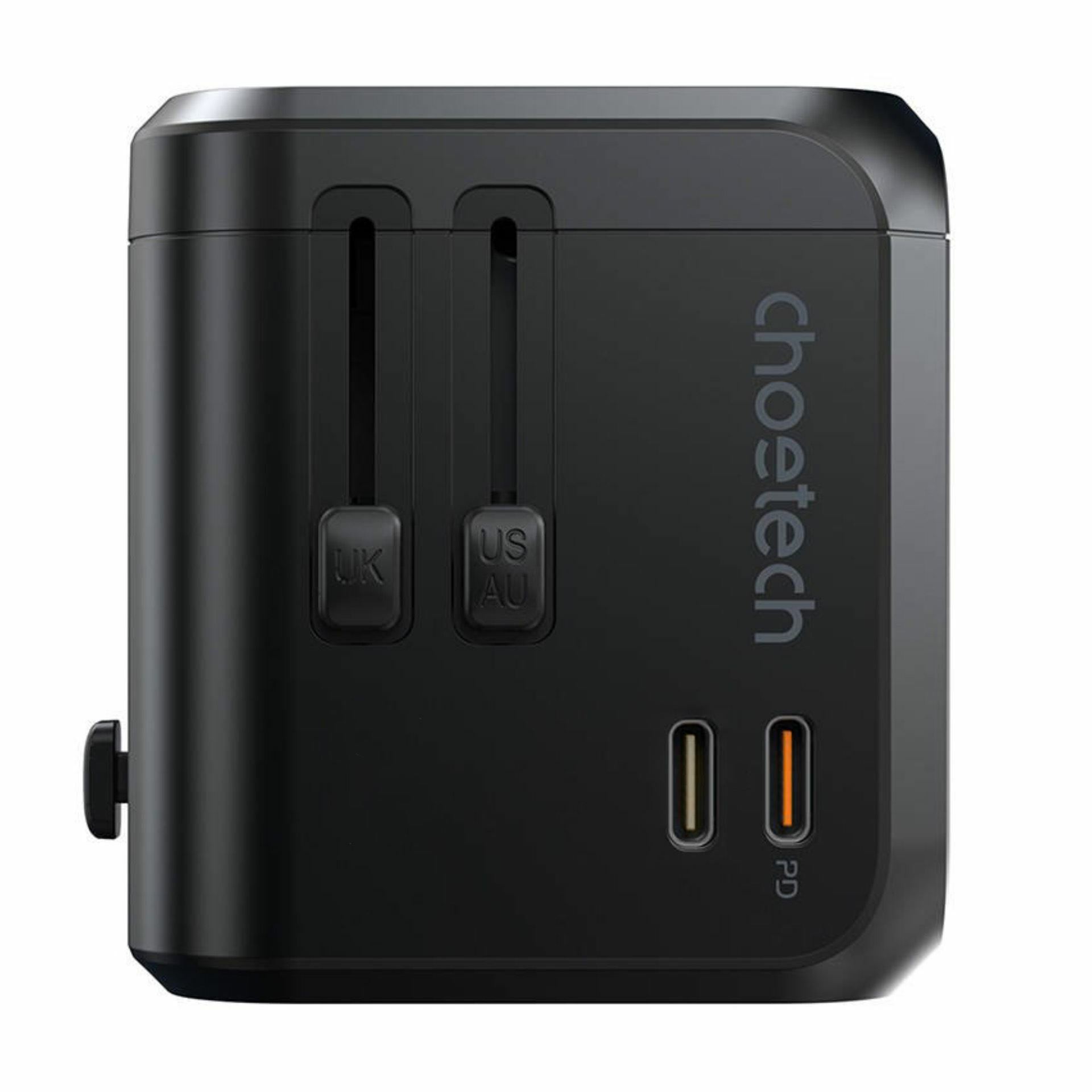 Choetech potovalni adapter + USB TipC TipA PD 35W polnilec EU USA UK AU ...