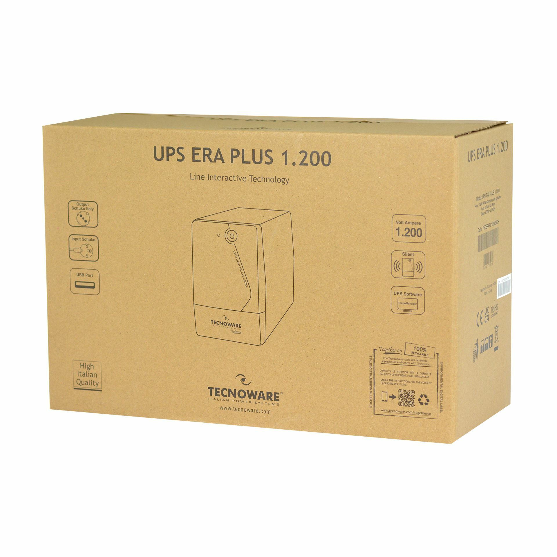 Tecnoware UPS ERA PLUS 1200VA FGCERAPL1202SCH - TechTrade
