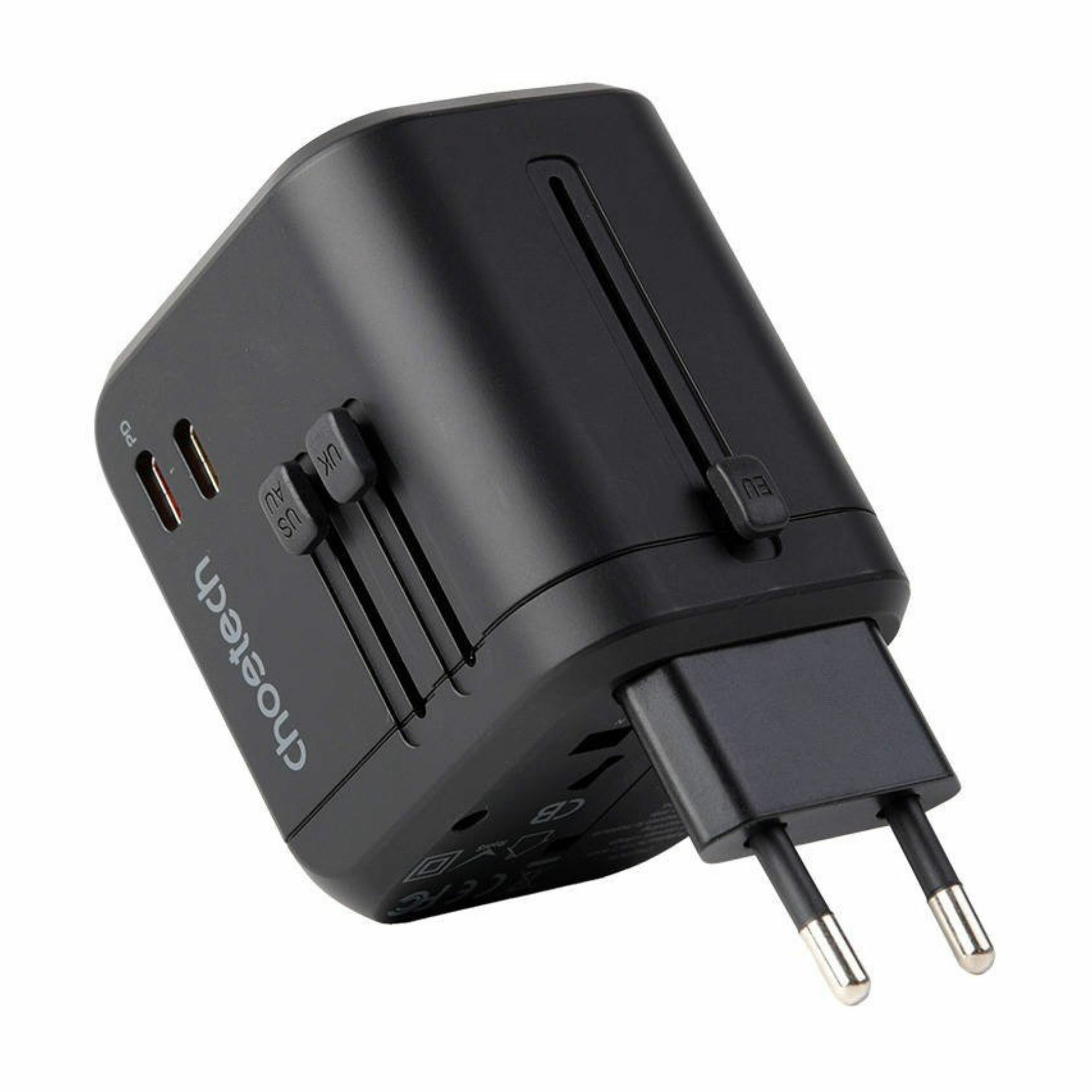 Choetech potovalni adapter + USB TipC TipA PD 35W polnilec EU USA UK AU ...