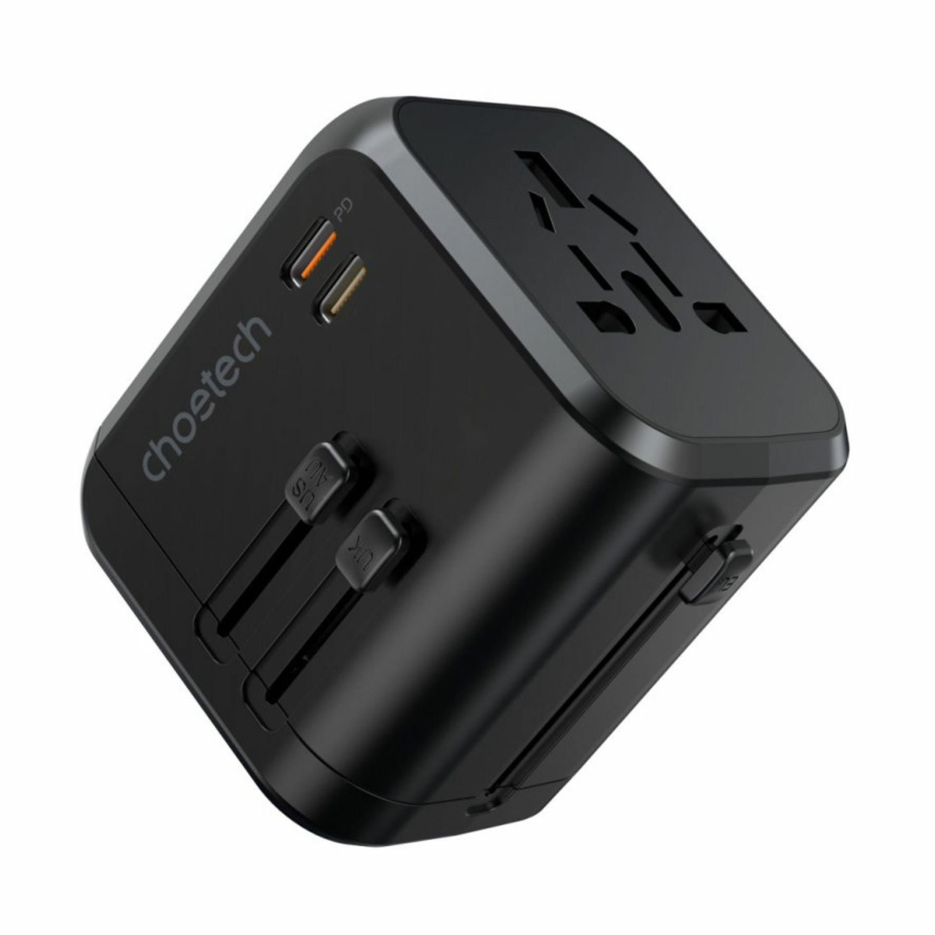 Choetech potovalni adapter + USB TipC TipA PD 35W polnilec EU USA UK AU ...