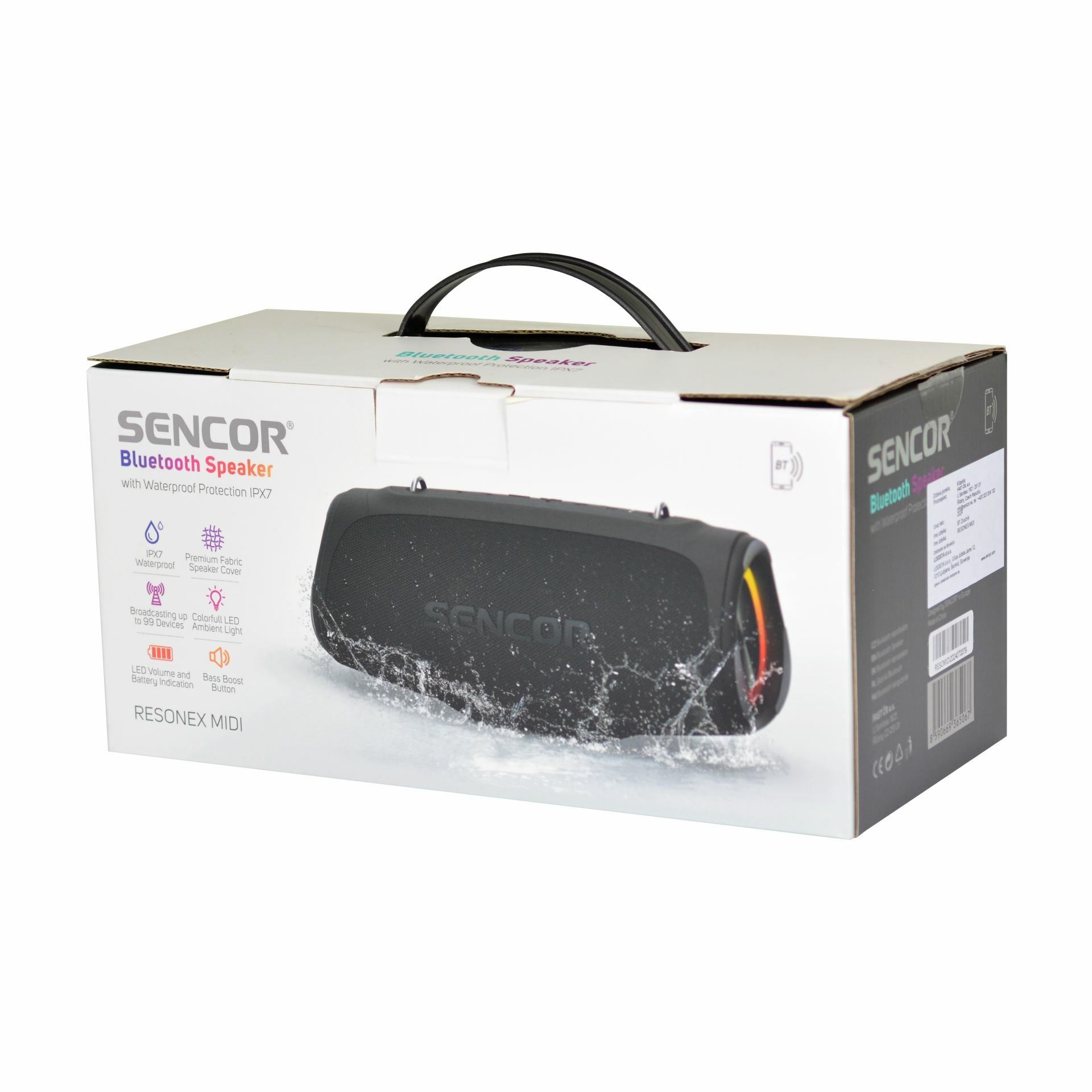 Sencor zvočnik 80W Bluetooth 5.3 Resonex Midi - TechTrade