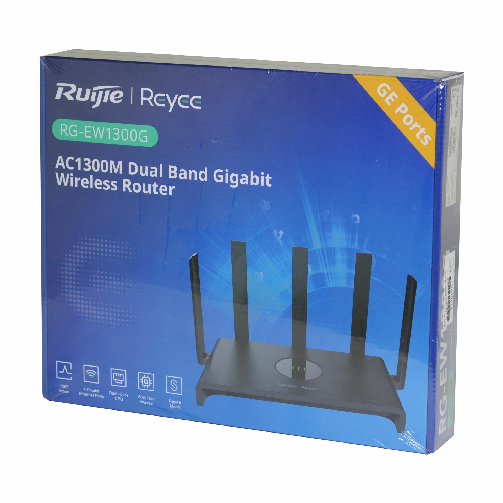Ruijie-Reyee usmerjevalnik WiFi AC 1300Mb Dual-Band RG-EW1300G - TechTrade