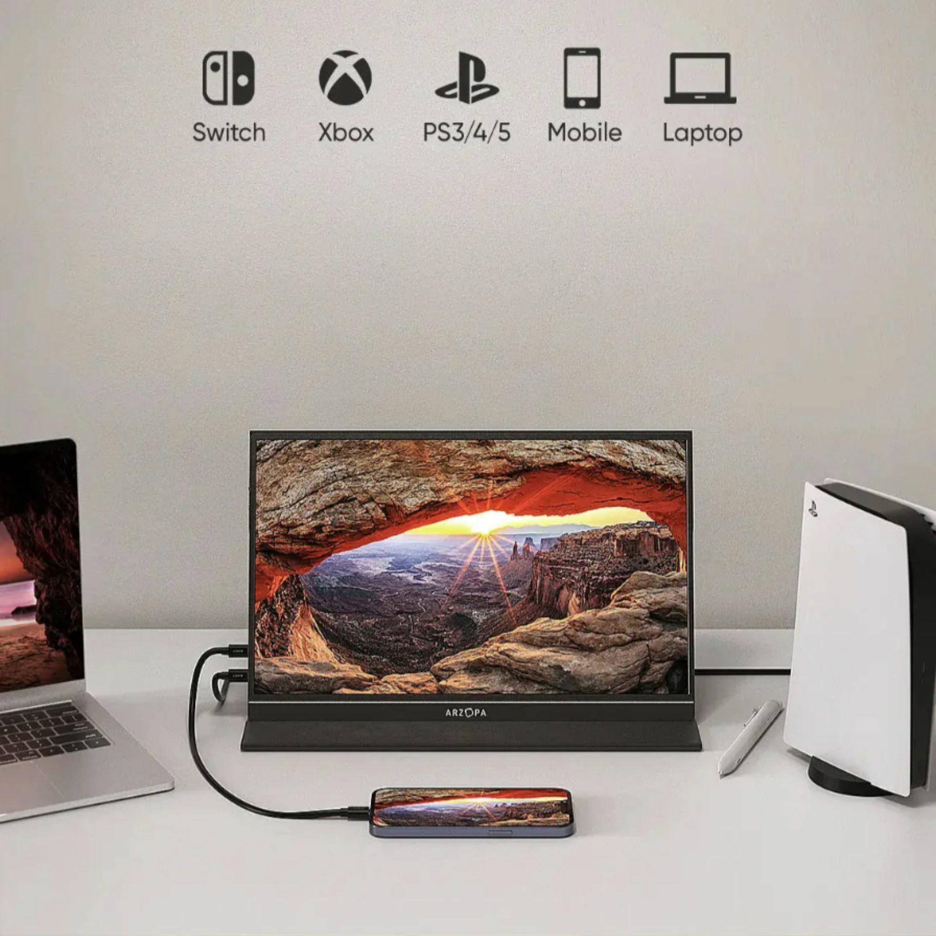 Arzopa prenosni monitor 15.6" S1 TABLE - TechTrade